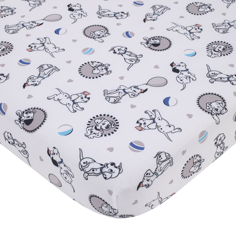 Disney NoJo Disney 101 Dalmatians Fitted Crib Sheet | Wayfair